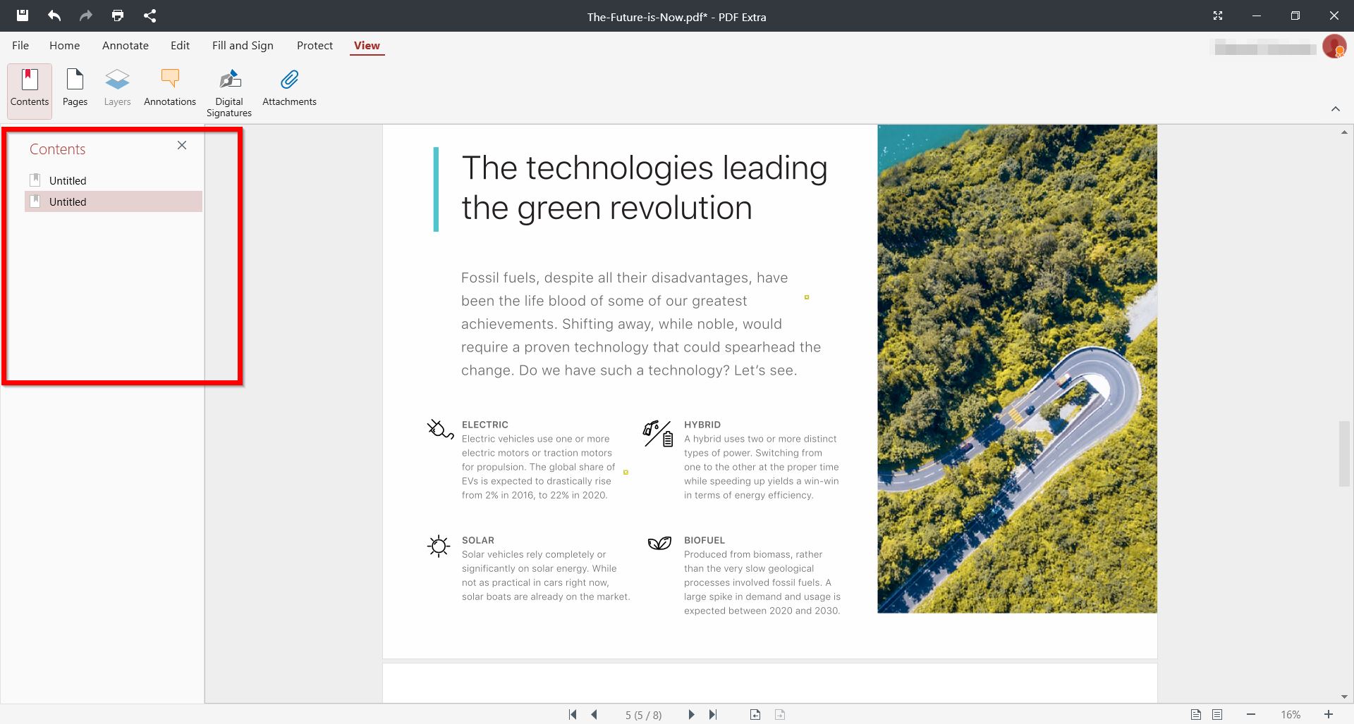 Comment afficher les signets dans un PDF sous Windows – MobiSystems